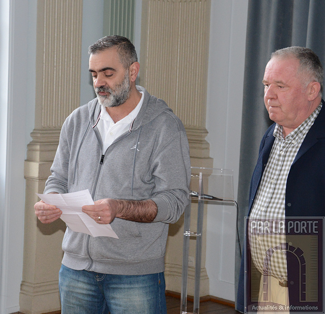 Cérémonie de mises à l'honneur